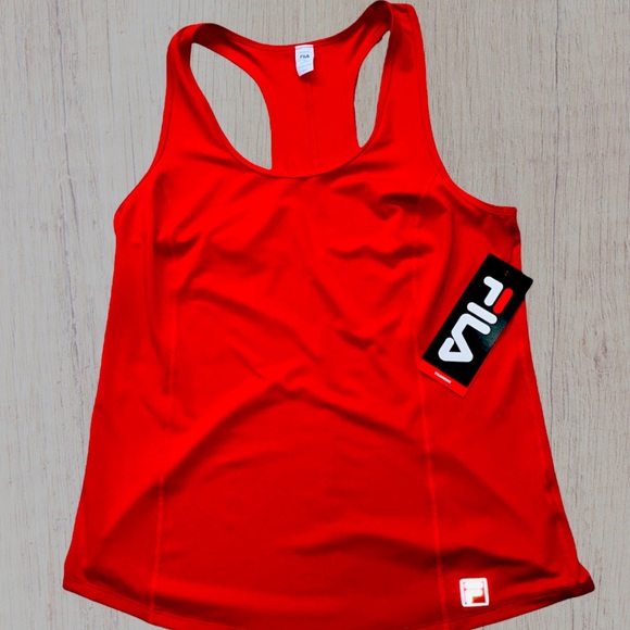 Fila | Tops | Fila Womens Performance Racer Tank Top Red Brand New ...